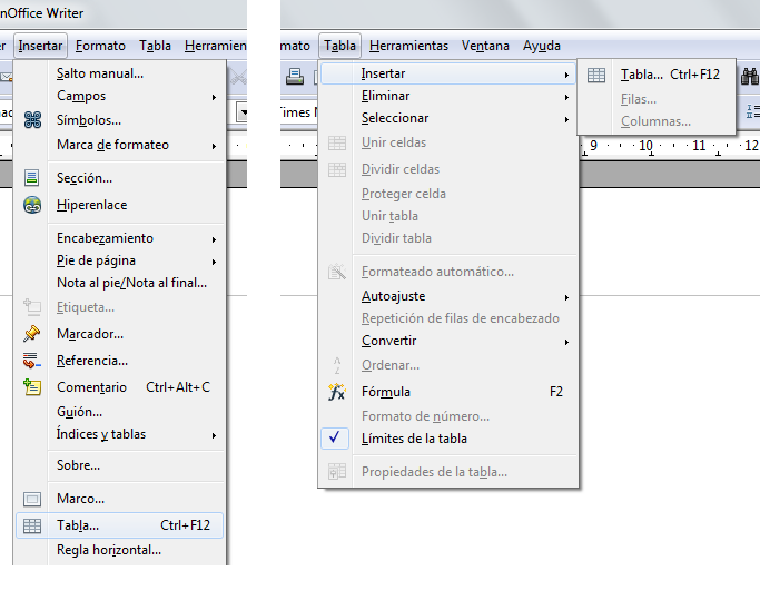 Writer: el procesador de textos (II)